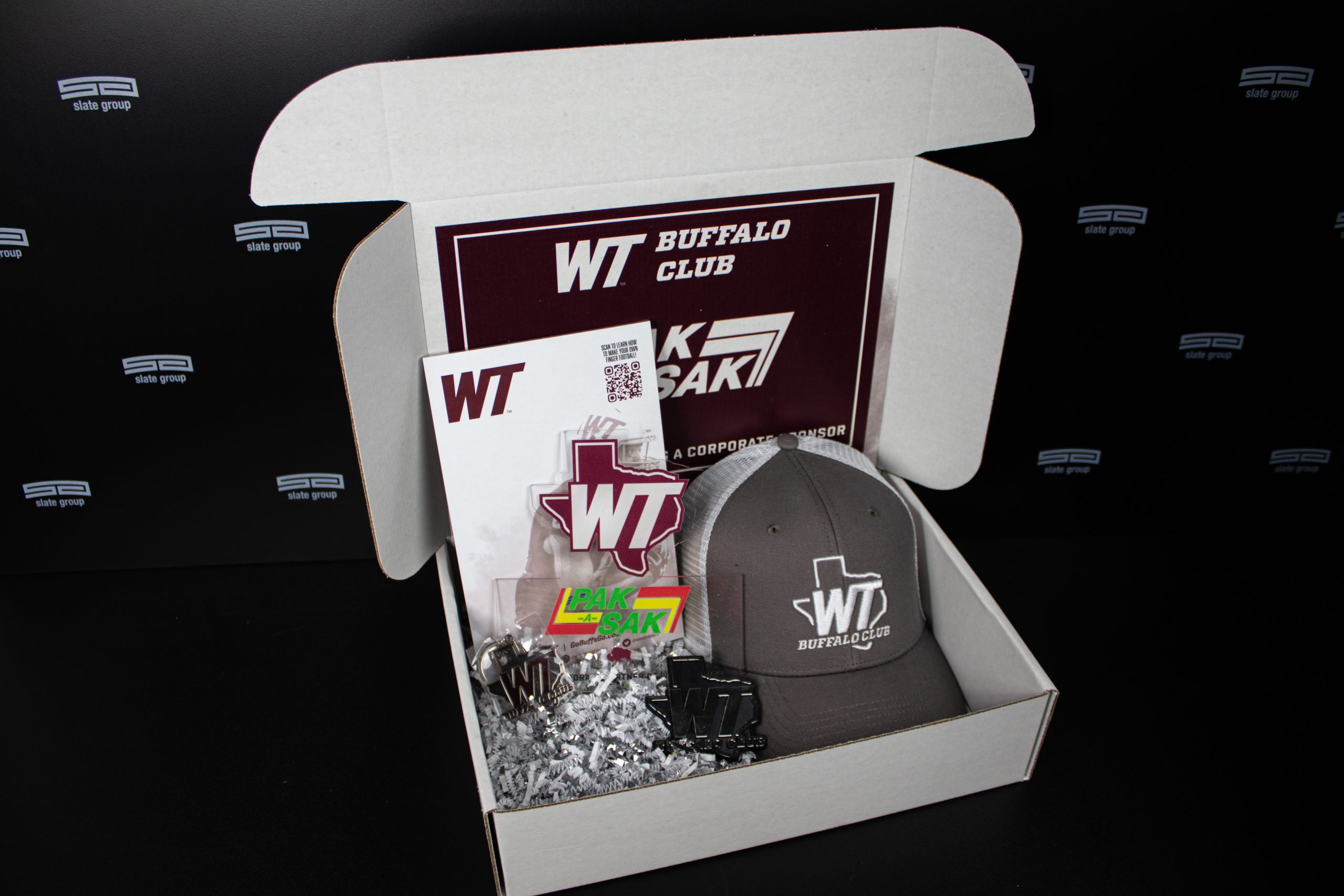 University of West Texas A&M Athletics Buffalo Club Box - Slate Group