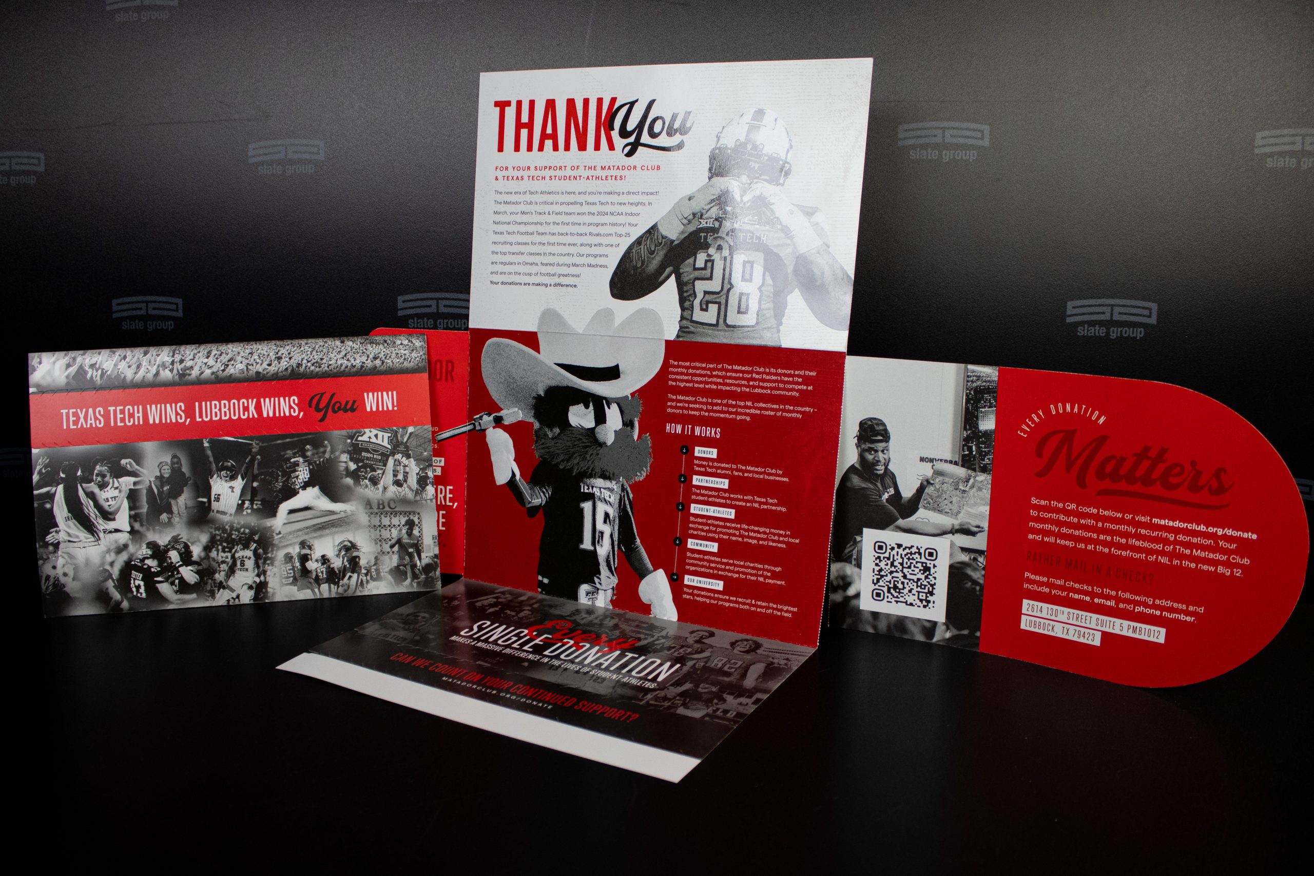 Texas Tech University Matador Club Mailer & Box - Slate Group