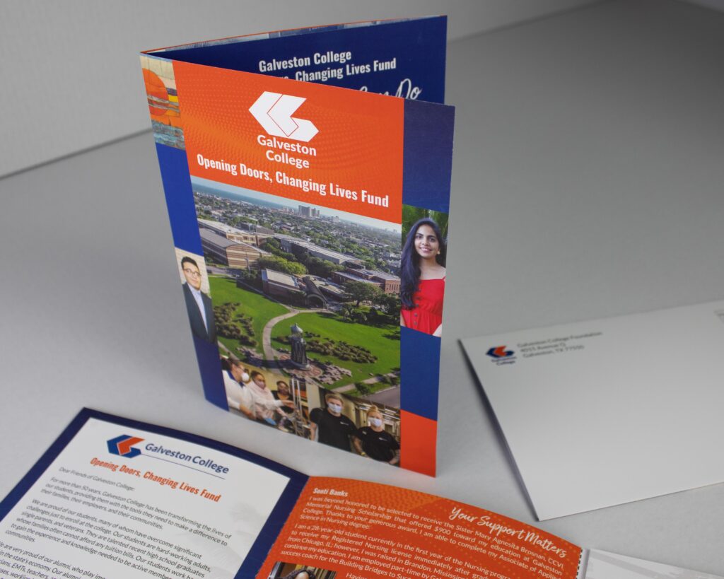 Galveston College Self Mailer - Slate Group