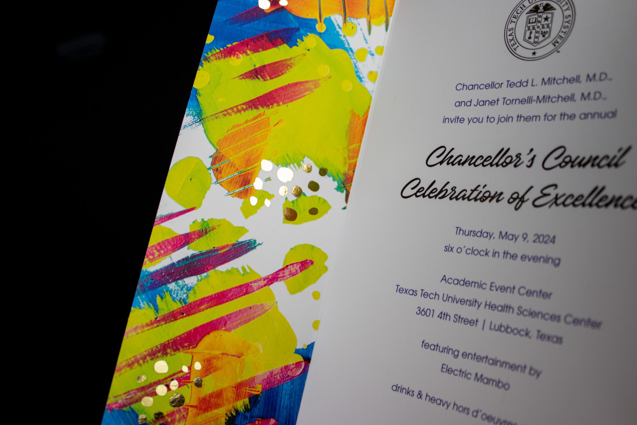 TTU Chancellor’s Council Invitation - Slate Group