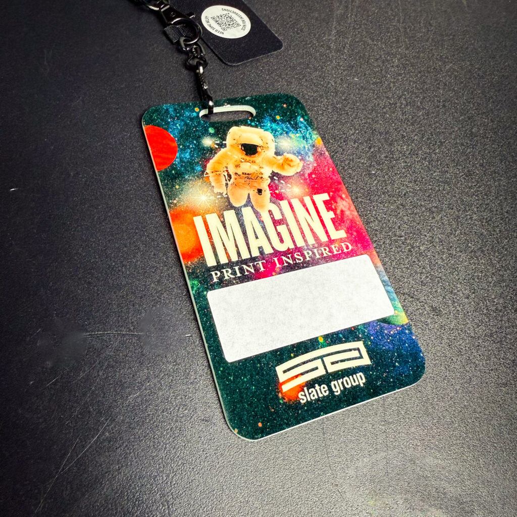 2024 Print Inspired Name Tag and Lanyard - Slate Group