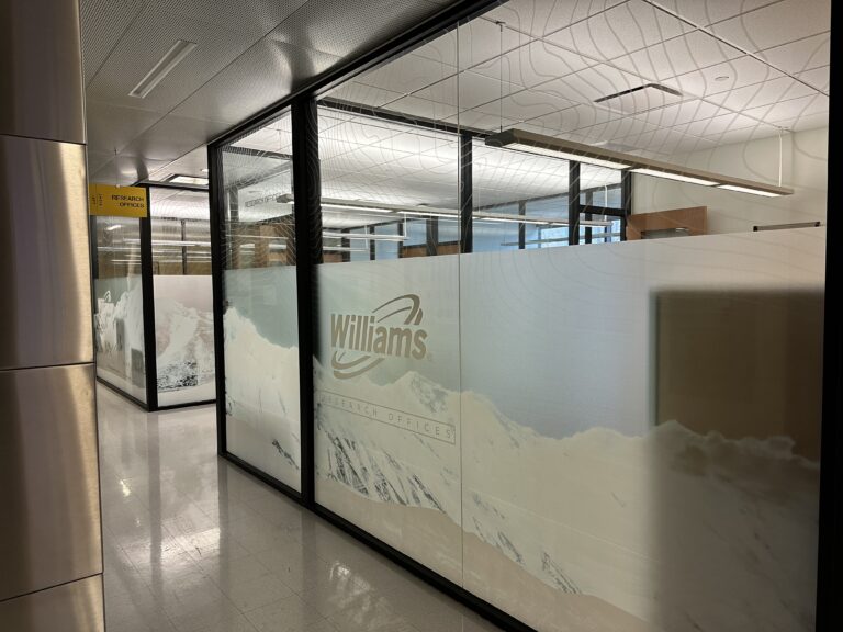 UoW Energy Innovation Center's Wrapped Windows - Slate Group